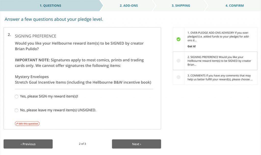 NAVIGATING YOUR HELLWITCH: HELLBOURNE BACKER SURVEY - Coffin Comics