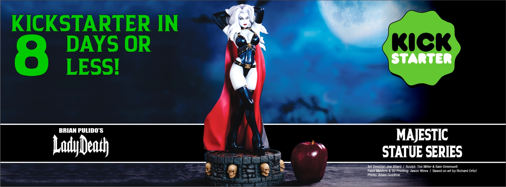 THE LADY DEATH MAJESTIC STATUE SERIES LAUNCHES ON KICKSTARTER IN 1 WEEK ...