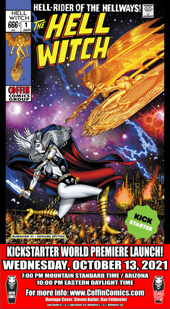 HELLWITCH VS. LADY DEATH: WARGASM #1 - ALL HELL BREAKS LOOSE IN 4 WEEKS ...
