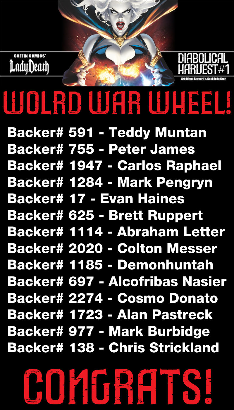 LADY DEATH: DIABOLICAL HARVEST #1 - CLOSES TOMORROW! PLEDGE NOW ...