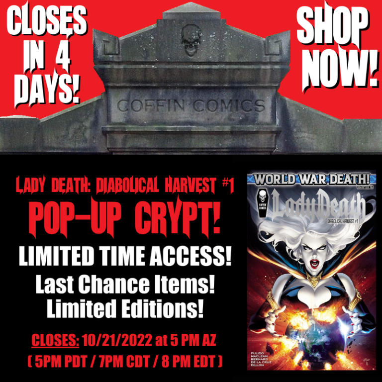 LADY DEATH: DIABOLICAL HARVEST #1 - RESPOND TO YOUR BACKERKIT SURVEY ...
