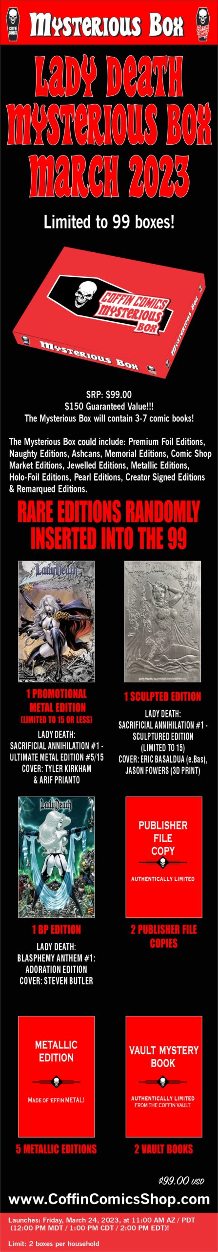 LADY DEATH MYSTERIOUS BOXES & NEW HELLWITCH GOODIES LAUNCHTHIS FRIDAY ...