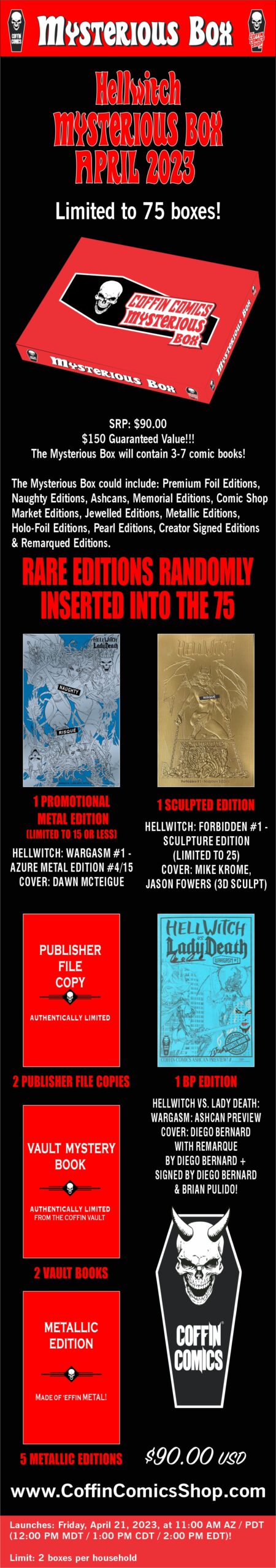THIS FRIDAY! HELLWITCH APRIL 2023 MYSTERIOUS BOX + HELLWITCH: FORBIDDEN ...