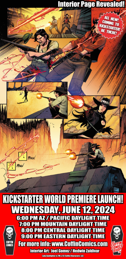 LADY GUNFIGHTER: DESOLATION #1 KICKSTARTER WORLD PREMIERE IN 3 WEEKS ...