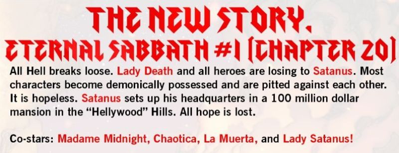 LADY DEATH: ETERNAL SABBATH #1 KICKSTARTER WORLD PREMIERE IN 3 WEEKS ...